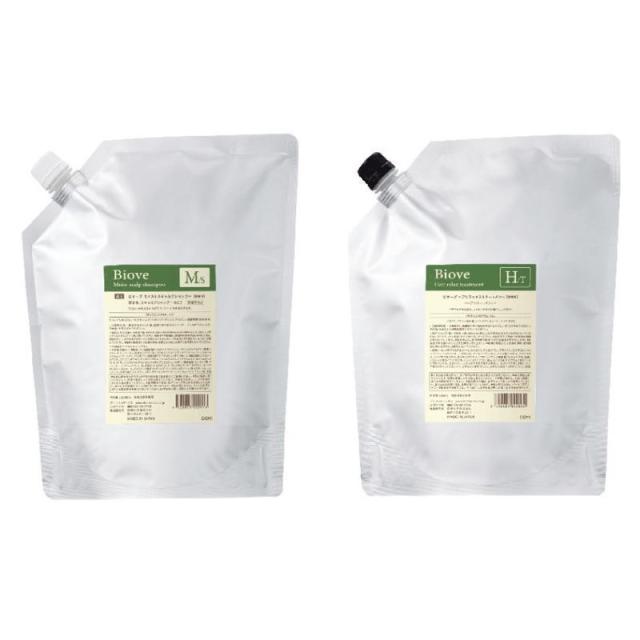 デミ　Biove（ビオーブ）［薬用］モイストスキャルプ シャンプー　(2000ml) ヘアリラックス トリートメント　(2000g)リフィルセット