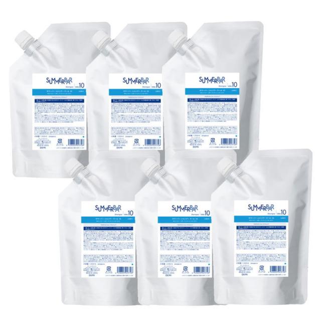 デミ　サマーバー シャンプー　クール　10　1000ml（レフィル）【6個セット】