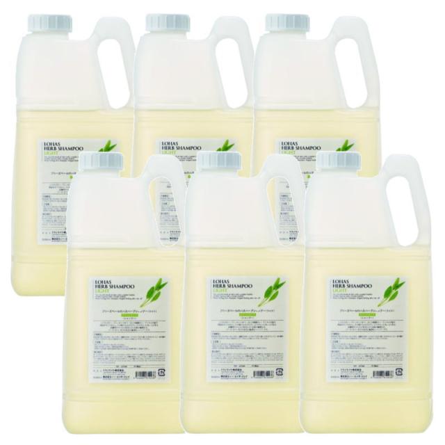 テクノエイト　ロハスハーブシャンプー　ライト (さらっとタイプ)　2000ml リフィル【6個セット】