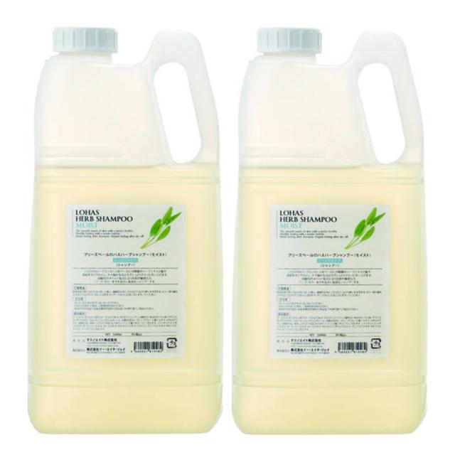 テクノエイト　ロハスハーブシャンプー　モイスト (しっとりタイプ)　2000ml リフィル【2個セット】