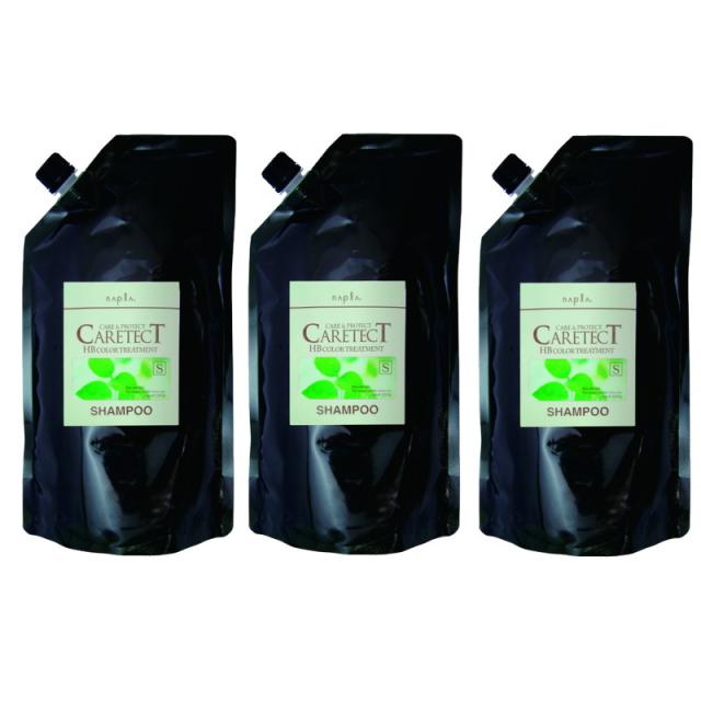 ナプラ ケアテクトHB シャンプーＳ しっとりタイプ 1200ml リフィル ×3点セット