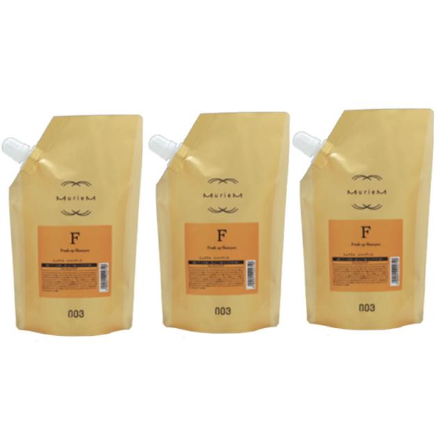 ナンバースリー　ミュリアム　ゴールド　　シャンプーF 500ml (詰め替え用)  ×3点セット