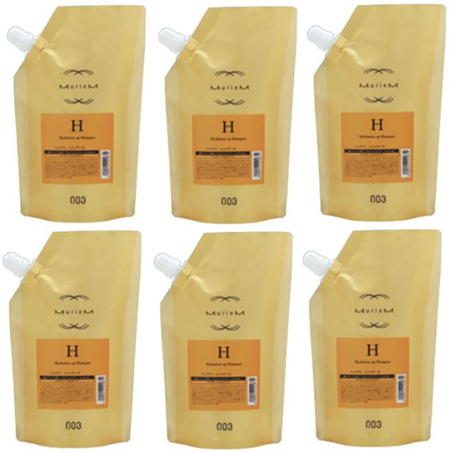 ナンバースリー　ミュリアム　ゴールド　　シャンプーH 500ml (詰め替え用)  ×6点セット