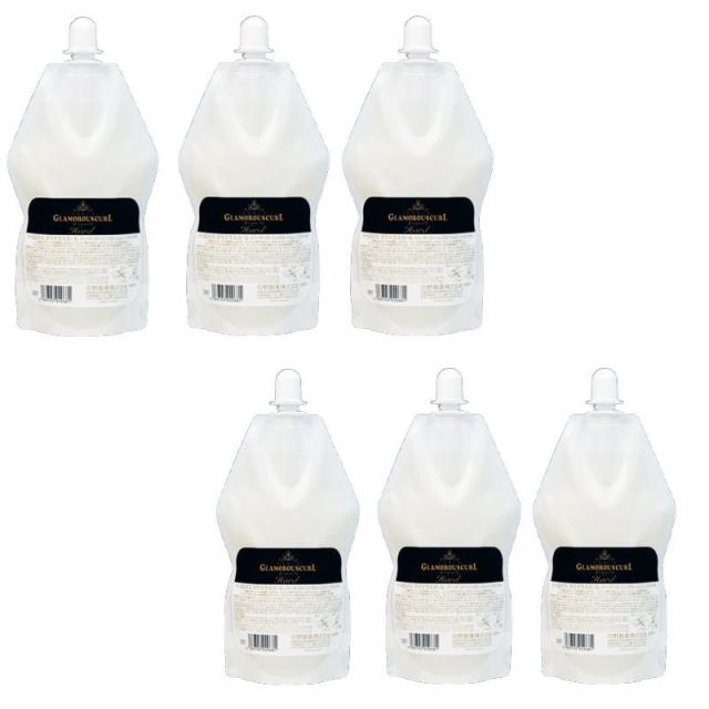 ナカノ カールエックス グラマラスカール ハード  400mlリフィル【6本セット】