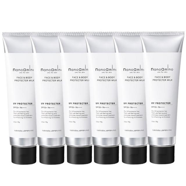ニューウェイジャパン ナノアミノ　UVミルクプロテクターセラム　70g×6点セット