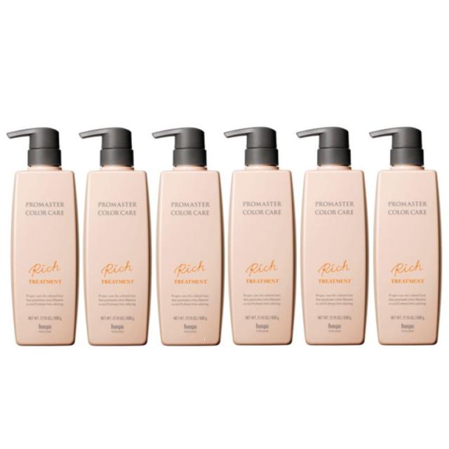 hoyu　ホーユープロフェッショナル　プロマスター カラーケア　リッチ ヘアトリートメント 600g×6点セット
