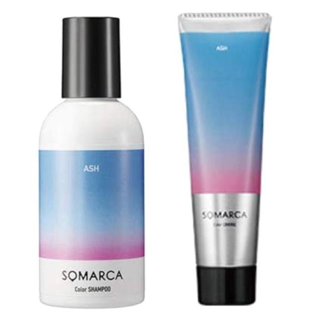 hoyu ホーユープロフェッショナル SOMARCA(ソマルカ) カラーシャンプー アッシュ 150ml カラーチャージ アッシュ 130gセットの通販はau PAY マーケット ...