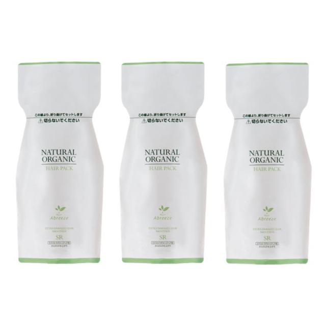 パシフィックプロダクツ　アブリーゼ ナチュラルオーガニック ヘアパック SR 600gリフィル  ×3点セット