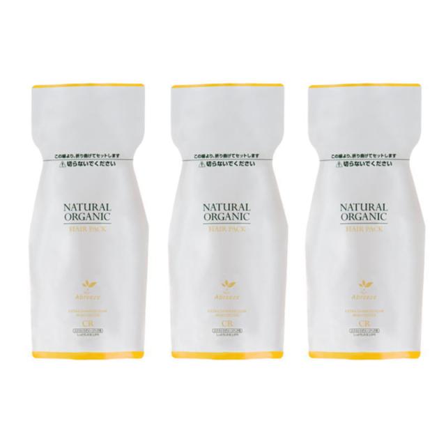 パシフィックプロダクツ　アブリーゼ ナチュラルオーガニック ヘアパック CR 600gリフィル  ×3点セット
