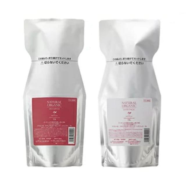 パシフィックプロダクツ　アブリーゼ ナチュラルオーガニック シャンプー TR (600ml) ヘアパック TR (600g)リフィルセット