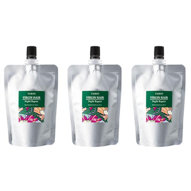 パシフィックプロダクツ　タリオ ヴァージンヘア ナイトリペア (110mlリフィル)  ×3点セット