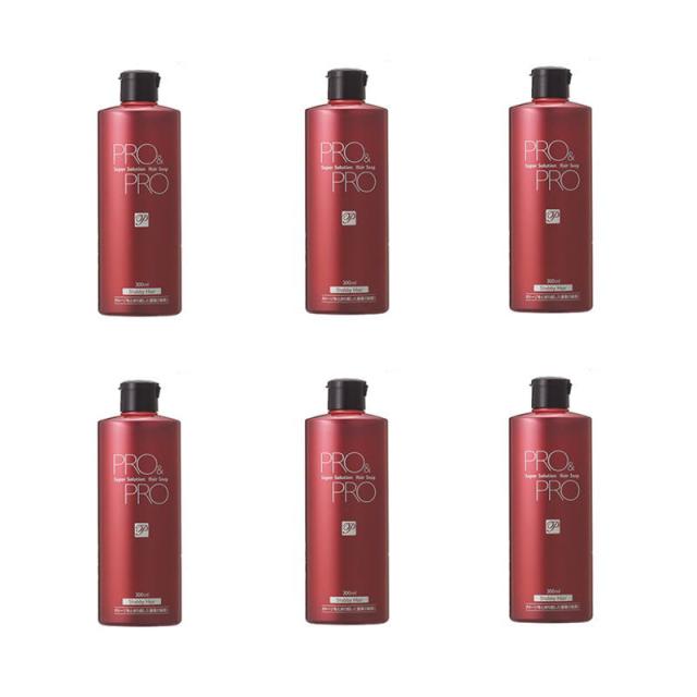 パシフィックプロダクツ　プロ アンド プロ スーパーソリューション ヘアソープ (300ml)  ×6点セット