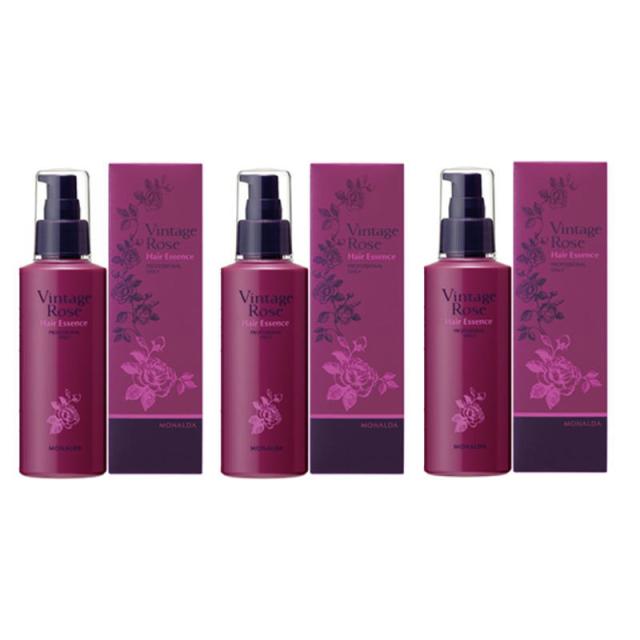 パシフィックプロダクツ　モナルダ ヴィンテージローズ ヘアエッセンス (150ml)  ×3点セット