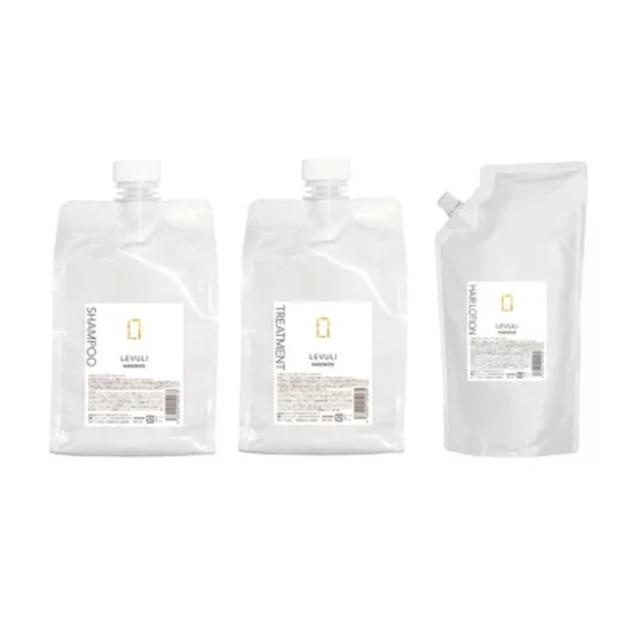 ハホニコ　レブリ シャンプー(1000ml) トリートメント(1000g)ヘアーローションα(1000ml) リフィルセット