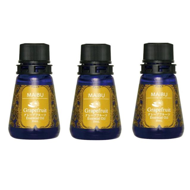 ハホニコ マイブ アロマオイル グレッピー(グレープフルーツ) 10ml（3点セット）