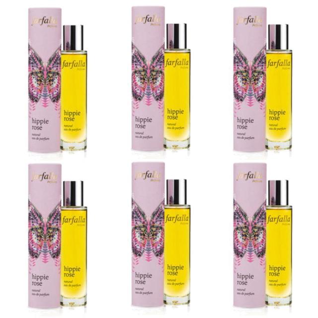farfalla ファファラ  ナチュラル　オーデパフューム＜ヒッピーローズ＞ (50ml) ×6点セット