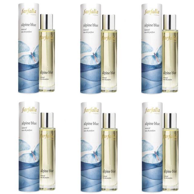 farfalla ファファラ  ナチュラル　オーデパフューム＜アルペンブルー＞ (50ml) ×6点セット