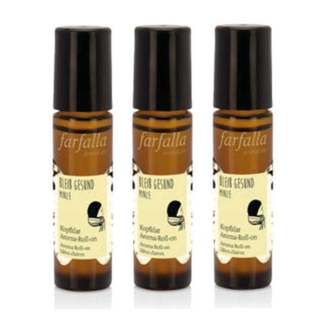 farfalla ファファラ　アロマロールオン　ウェルビーイング＜ミント＞(10ml) ×3点セット