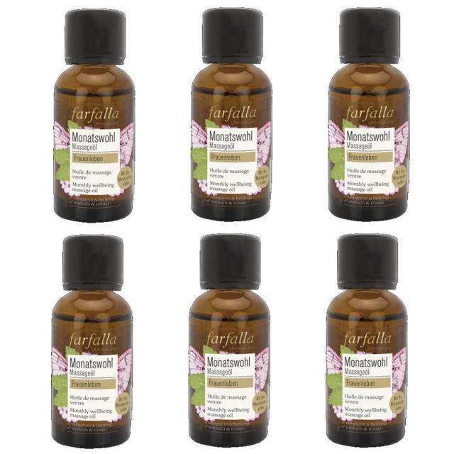 farfalla ファファラ　マンスリー　マッサージオイル　ウーマンフッド＜クラリセージ＞(30ml) ×6点セット