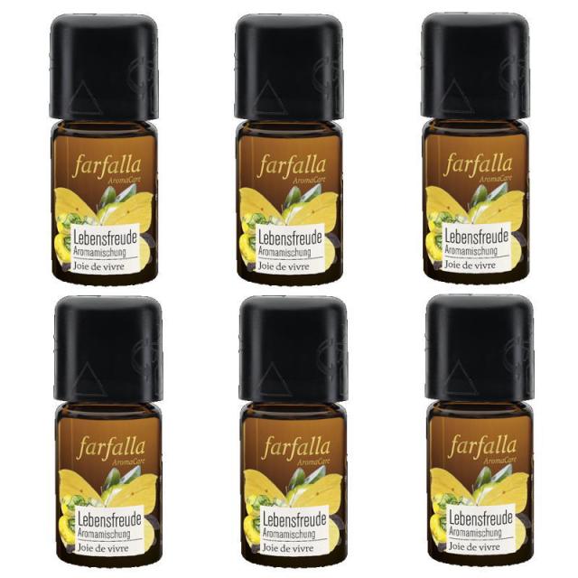 farfalla ファファラ　アロマブレンド　ジョイ＜アンジェリカ＞(5ml) ×6点セット