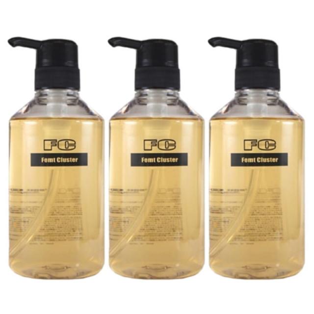 フェムトクラスター ノンシリコンシャンプー 500ml（3点セット）