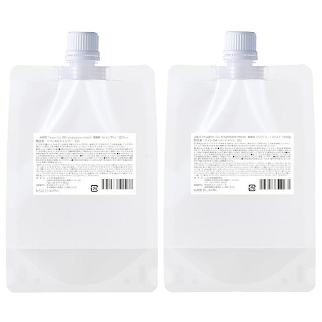 ムコタ 　アイレファブリット　02シャンプーEG(1000ml) 04トリートメントEG(1000g)リフィルセット