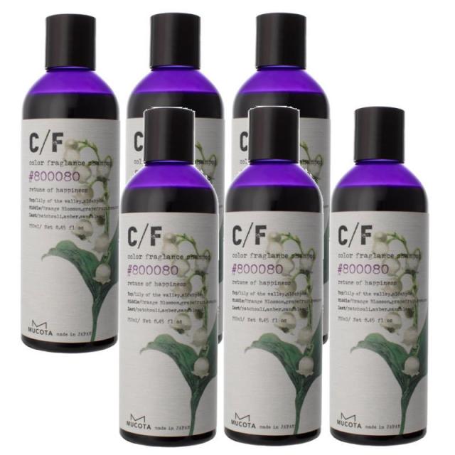 ムコタ 　CFカラーフレグランスシャンプー　パープル　250ml【×6点セット】