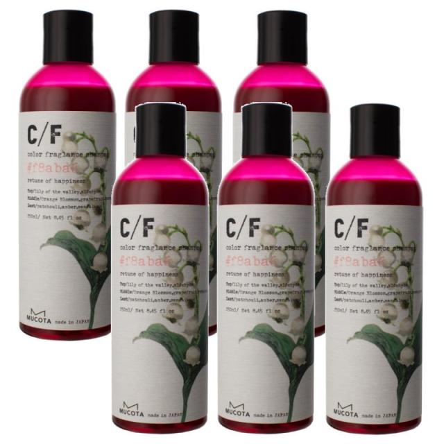 ムコタ 　CFカラーフレグランスシャンプー　ピンク　250ml【×6点セット】