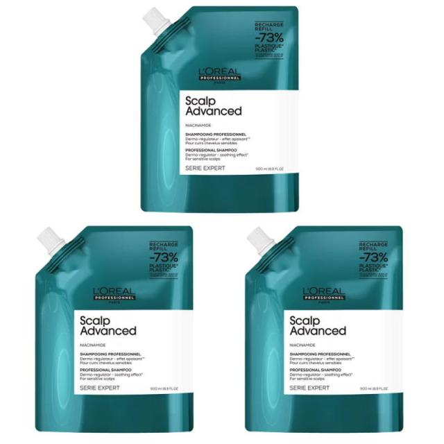 ロレアル プロフェッショナル  セリエ エクスパート 　 スカルプ　スーペリア　シャンプー　500mlリフィル  ×3点セット