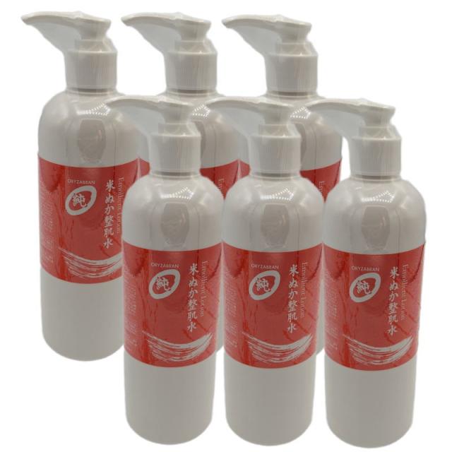 リアル オリザジュン 米ぬか整肌水 エモリエントローション 400ml×6点セット