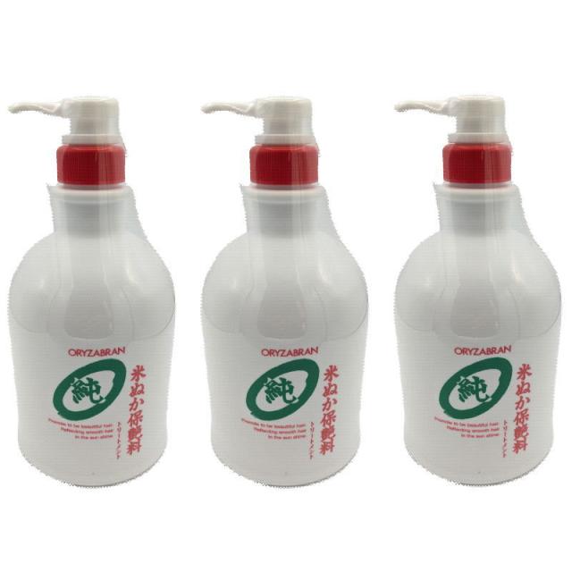 リアル オリザジュン 純 米ぬか保艶料 トリートメント 1000ml ×3点セット