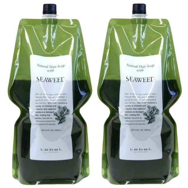 ルベル　ナチュラル ヘア ソープ ウィズ SW　1600mlリフィル【2個セット】