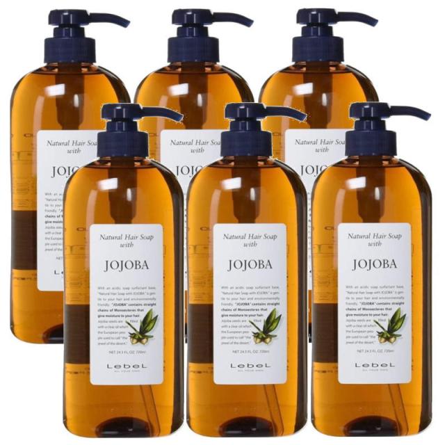 ルベル　ナチュラル ヘア ソープ ウィズ JO　720ml【6個セット】