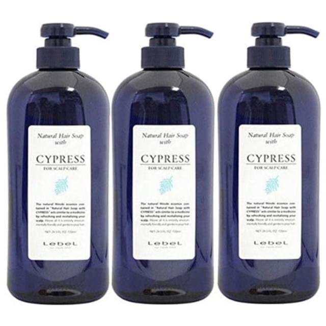 ルベル　ナチュラル ヘア ソープ ウィズ CYd　720ml【3個セット】