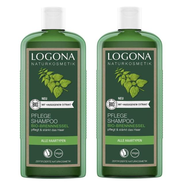 LOGONA ロゴナ　エッセンシャル　シャンプー(ネトル)　　500ml×2点セット