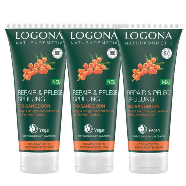 LOGONA ロゴナ　リペア　ヘアコンディショナー(ヒッポファン) 200ml×3点セット