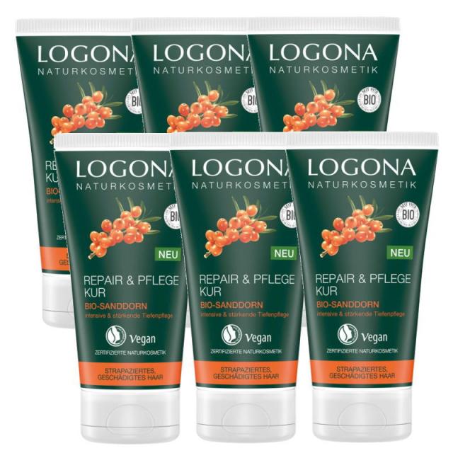 LOGONA ロゴナ　リペア　ヘアマスク(ヒッポファン) 150ml×6点セット