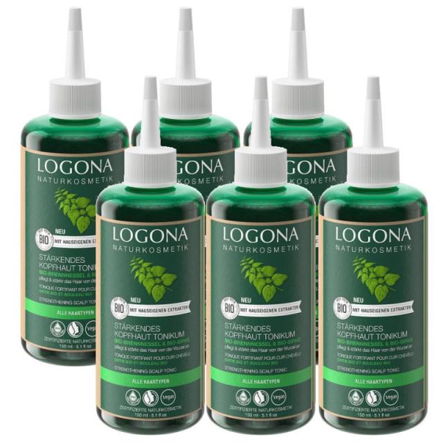 LOGONA ロゴナ　スカルプトニック(ネトル) 150ml×6点セット