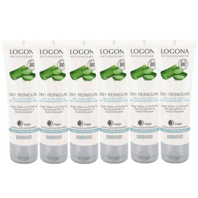 LOGONA ロゴナ　3in1クレンジング(アロエヴェラ)(100ml×6点セット