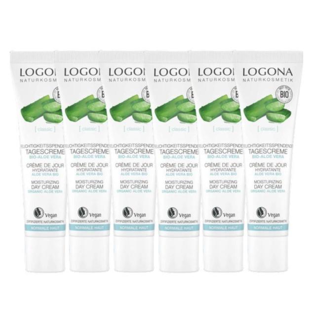 LOGONA ロゴナ　モイスチャー　デイクリーム(アロエヴェラ)(30ml)×6点セット