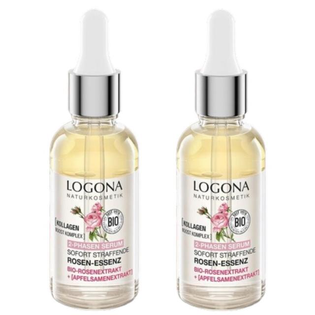 LOGONA ロゴナ　モイスチャーリフト　セラム(ローズ)(30ml)×2点セット