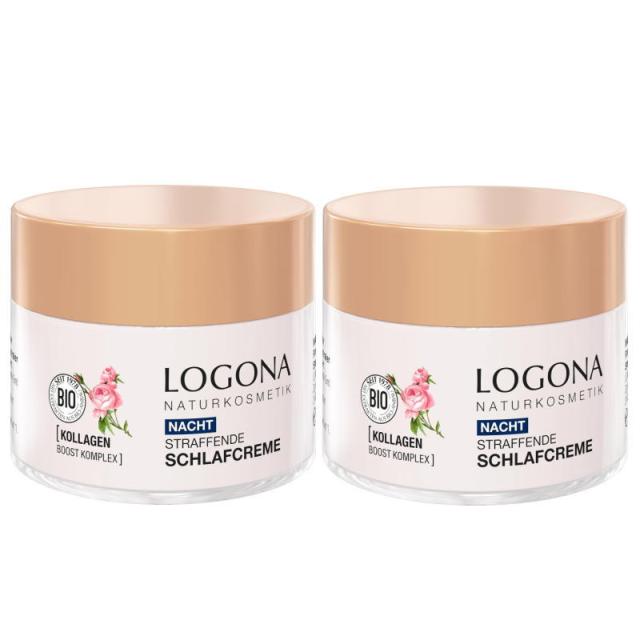 LOGONA ロゴナ　モイスチャーリフト　ナイトクリーム(ローズ)(50ml)×2点セット