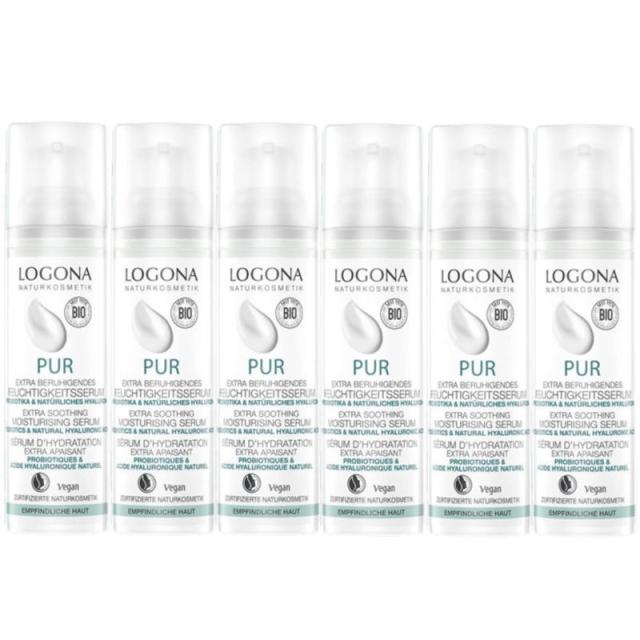 LOGONA ロゴナ　フリー・スージング　モイスチャライジング　セラム(30ml)×6点セット