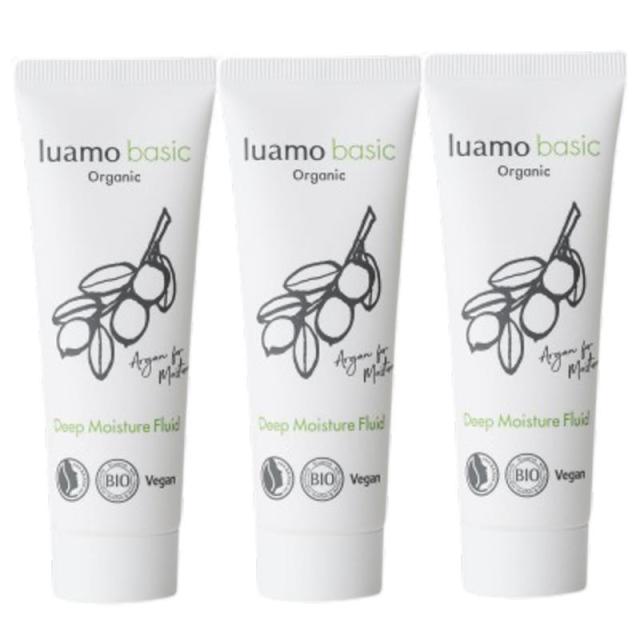 ルアモ ベーシック ディープ モイスチャライザー 50ml×3点セット