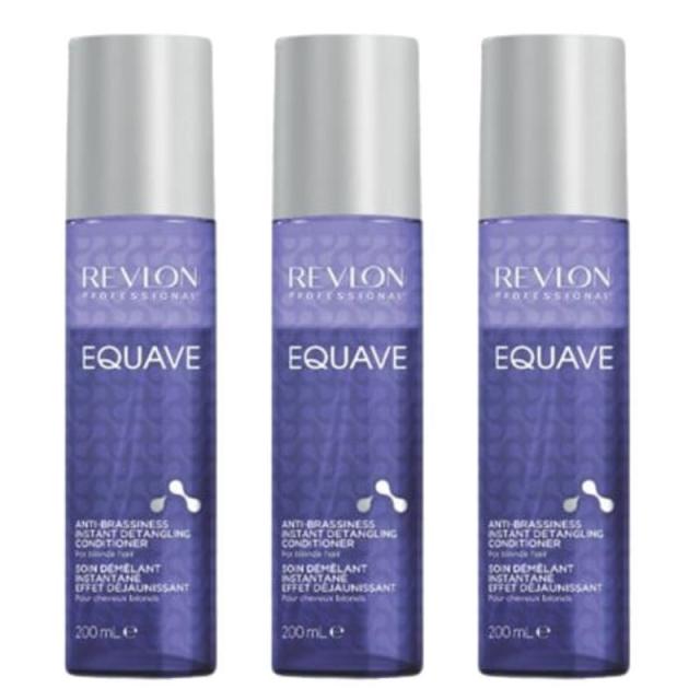 REVLON レブロン イクエイブ ツーフェイズ プラチナヴェール コンディショナー 200ml【×3点セット】