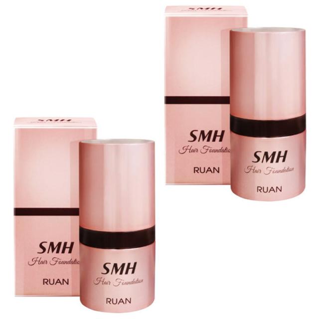 ルアン　スーパーミリオンヘアーヘアファンデーション　12g  No.3ライトブラウン(2点セット)