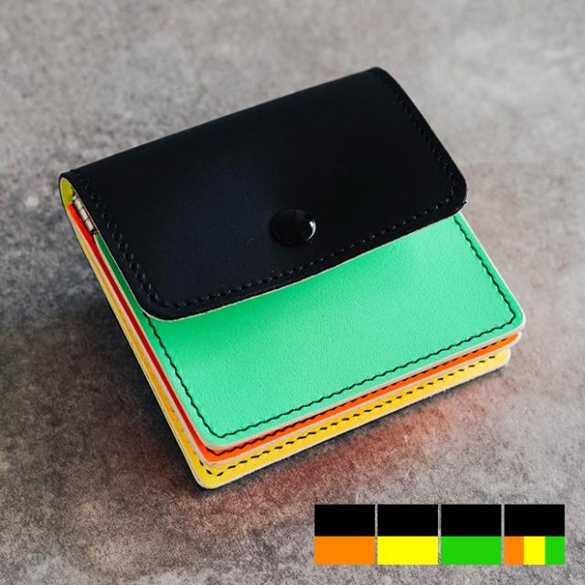 Re-ACT リアクト Awake Bellows Compact Wallet アウェイクレザーコンパクトウォレット 財布  本革 国産 日本製 メンズ レディース プレゼント ギフト 小銭入れ ヌメ革