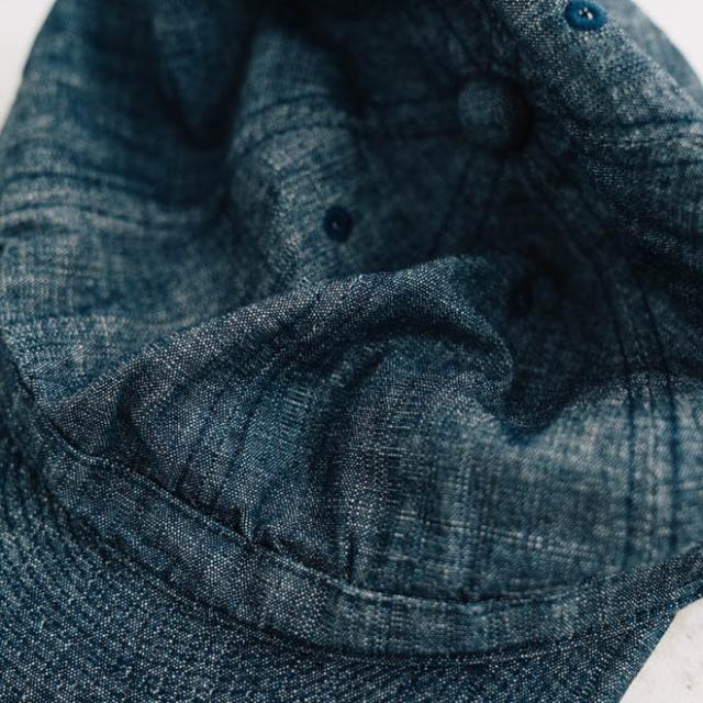 HIGHER ハイヤー CHAMBRAY WORK CAP シャンブレー ワークキャップ