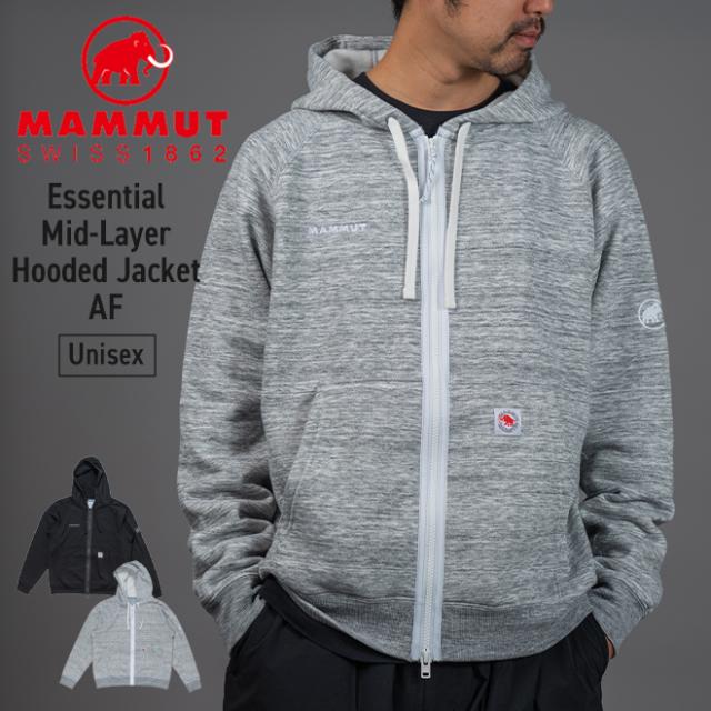 MAMMUT マムート Essential ML Full Zip Hoodie エッセンシャル ミッドレイヤー フーデッド ジャケット 保温 暖かい あったか 裏起毛 速乾 フード ジップパーカー