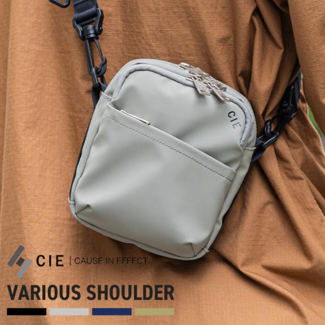 CIE シー  VARIOUS SHOULDER-02-バリアス ショルダー バッグ カバン メンズ レディース ブランド 防水 撥水 丈夫 旅行 お出かけ デート アウトドア コンパクト 小さめ 小さい 人気 2way ハンドバッグ